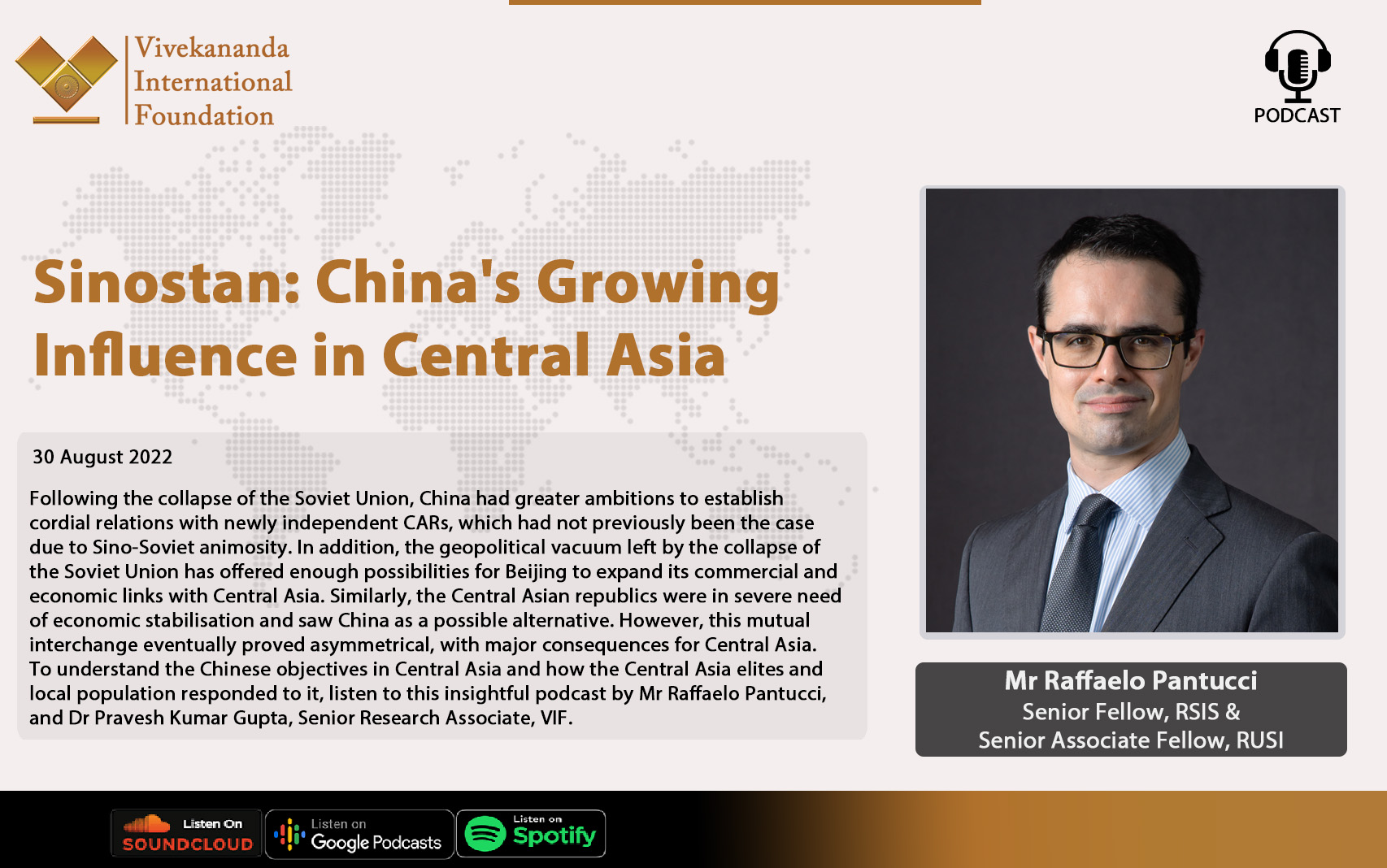 Sinostan: China's Growing Influence in Central Asia | Vivekananda ...