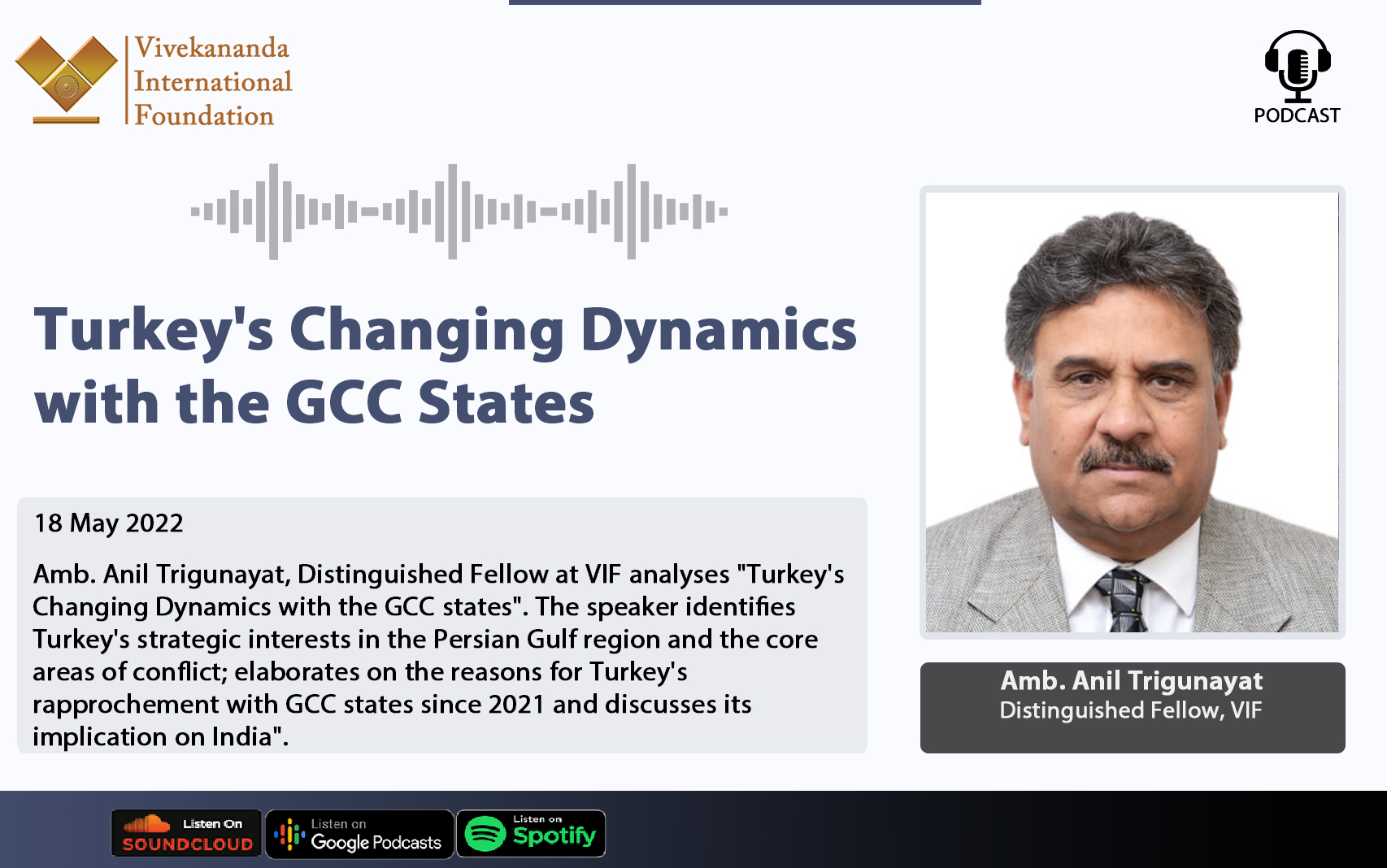 Turkey's Changing Dynamics with the GCC States | Vivekananda ...
